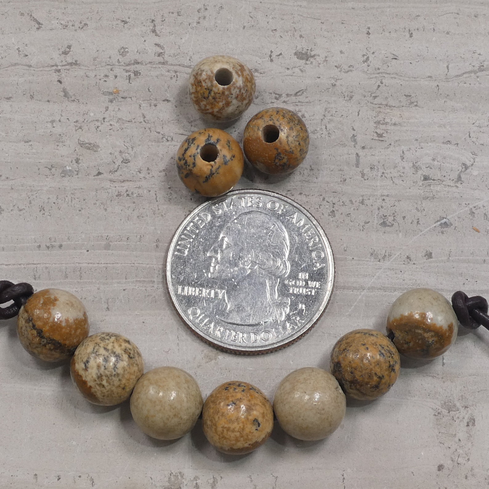 Kalahari Jasper aka Picture Jasper Round 2.5mm hole 8mm 10mm | Etsy