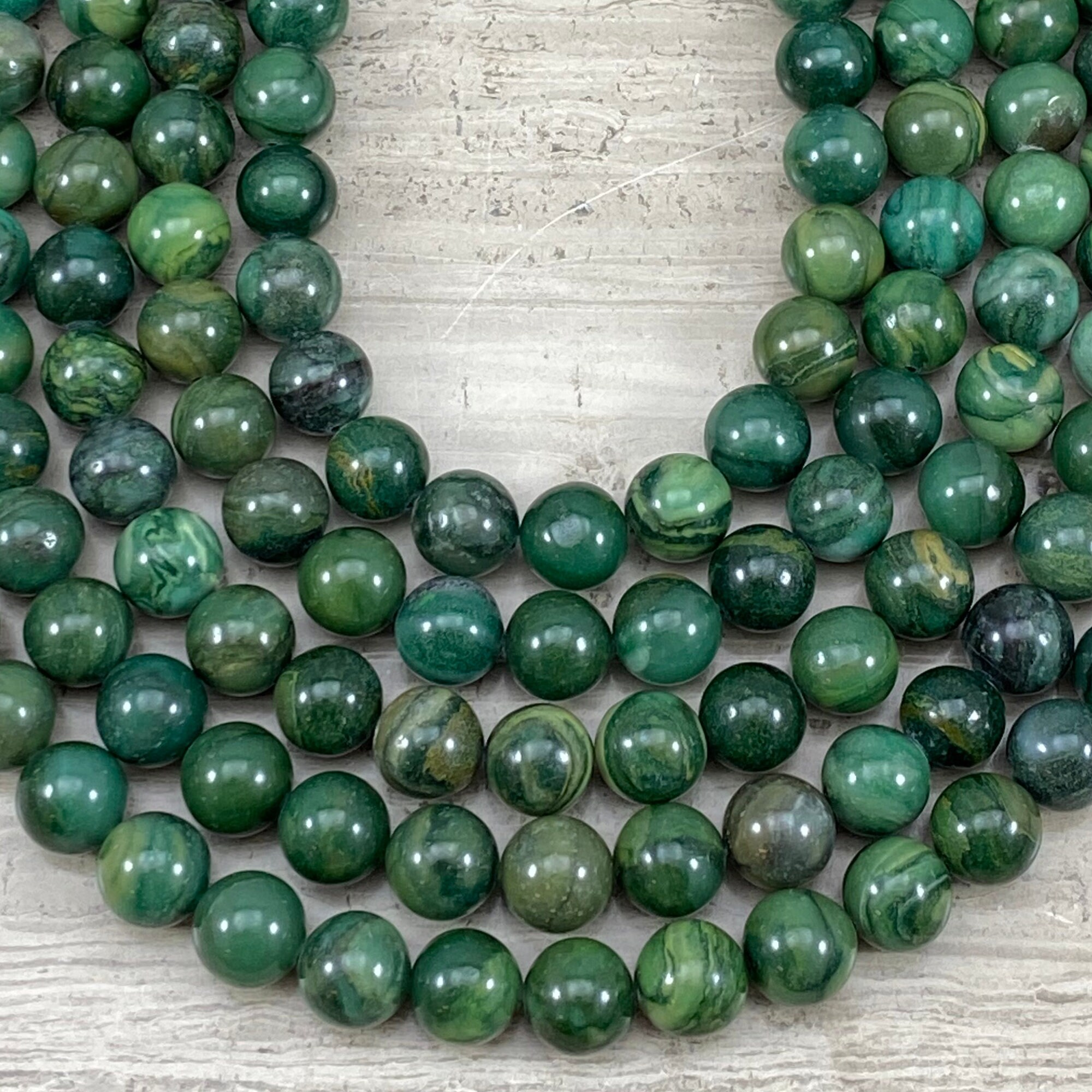 Verdite Aka West African Jade Round 6mm 8mm 10mm - Etsy