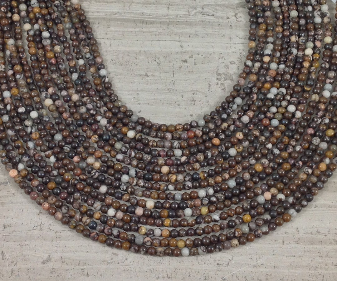 Outback Jasper Round 4mm 6mm 8mm 10mm - Etsy