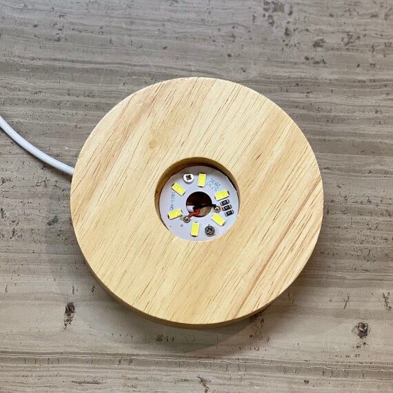 White Color LED Light Stand W/ USB Head 10cm / 4inch Base | Etsy