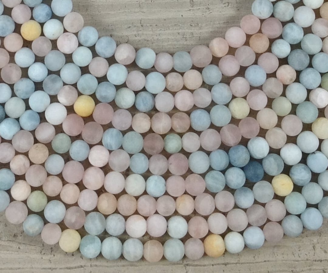 Mix Beryl Matte Round 6mm 8mm - Etsy
