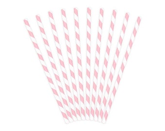 Light Pink Straws - Etsy