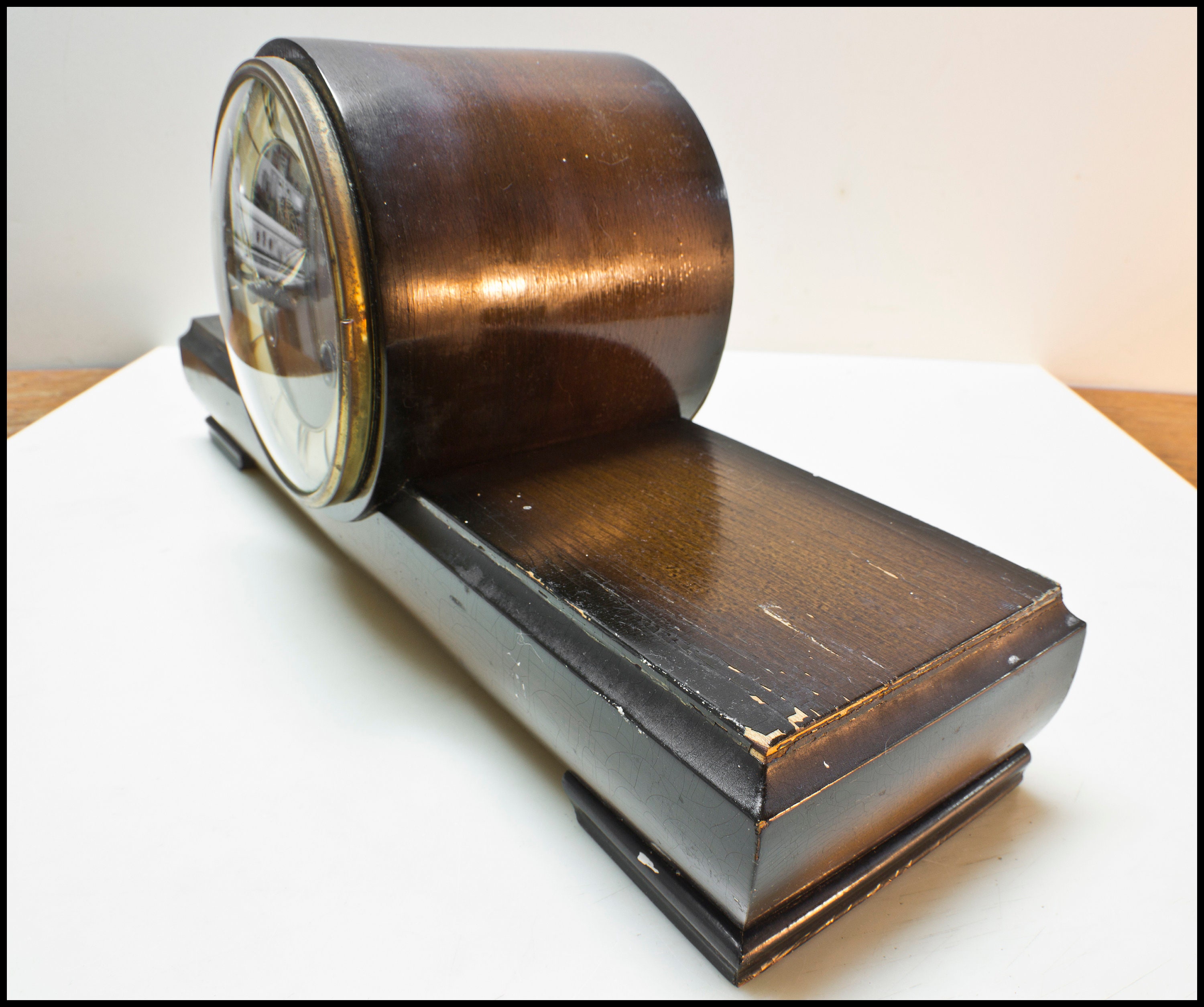 Chiming Mantel Clock Vintage, Working Mid Century 1950s uws Mechanical ...