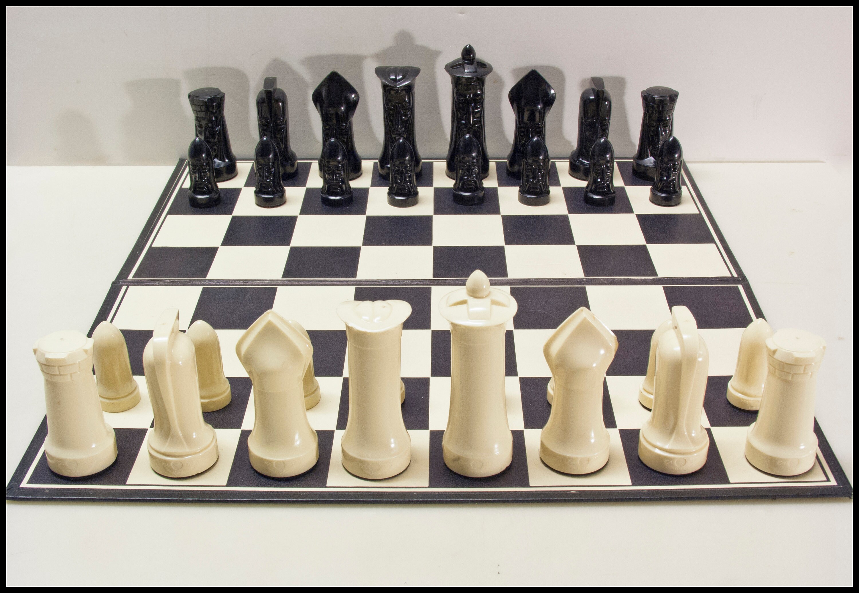 Ganine Gothic Chess Set Rare Vintage Mid Century Sculpture Pieces 1947 ...