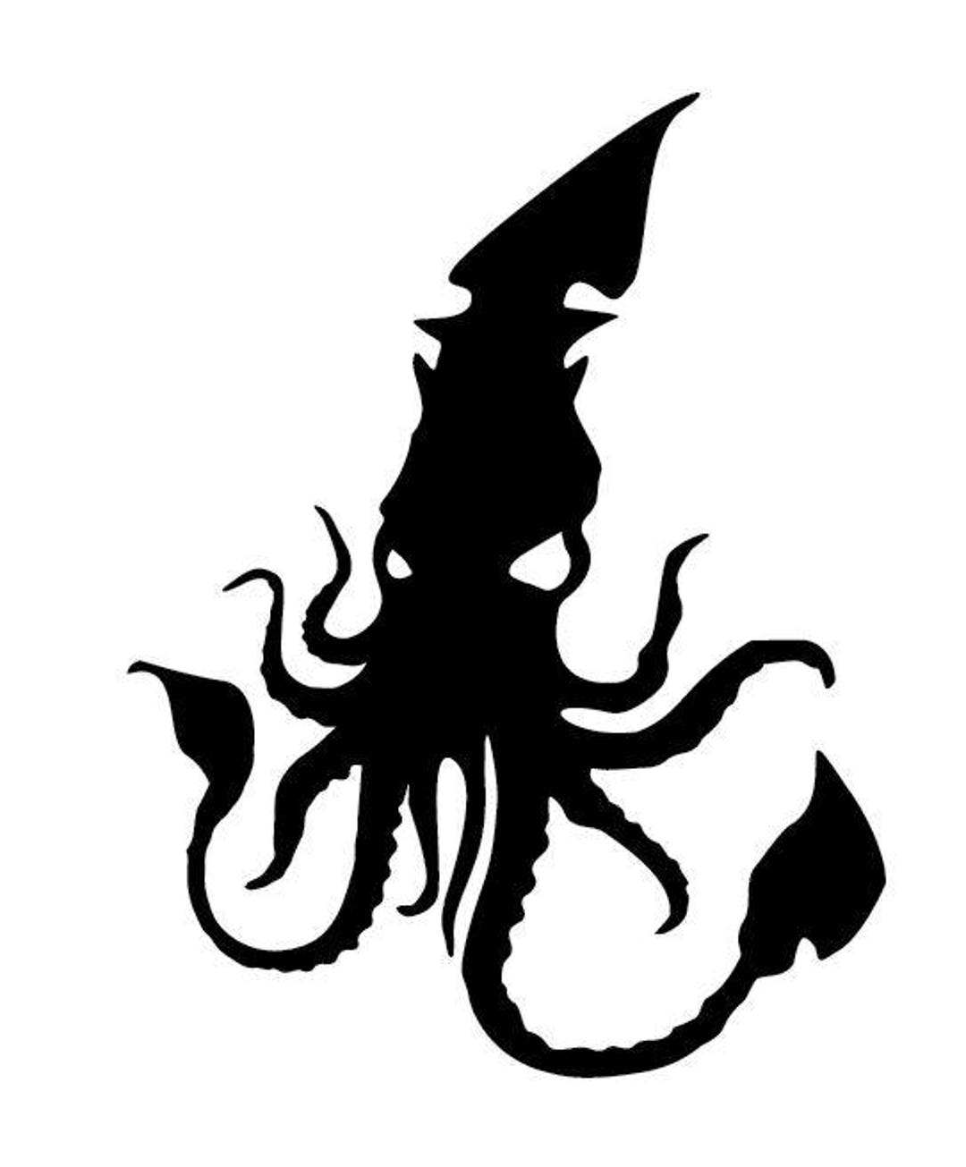 Storm Squid Decal - Etsy