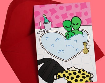 Alien valentine | Etsy