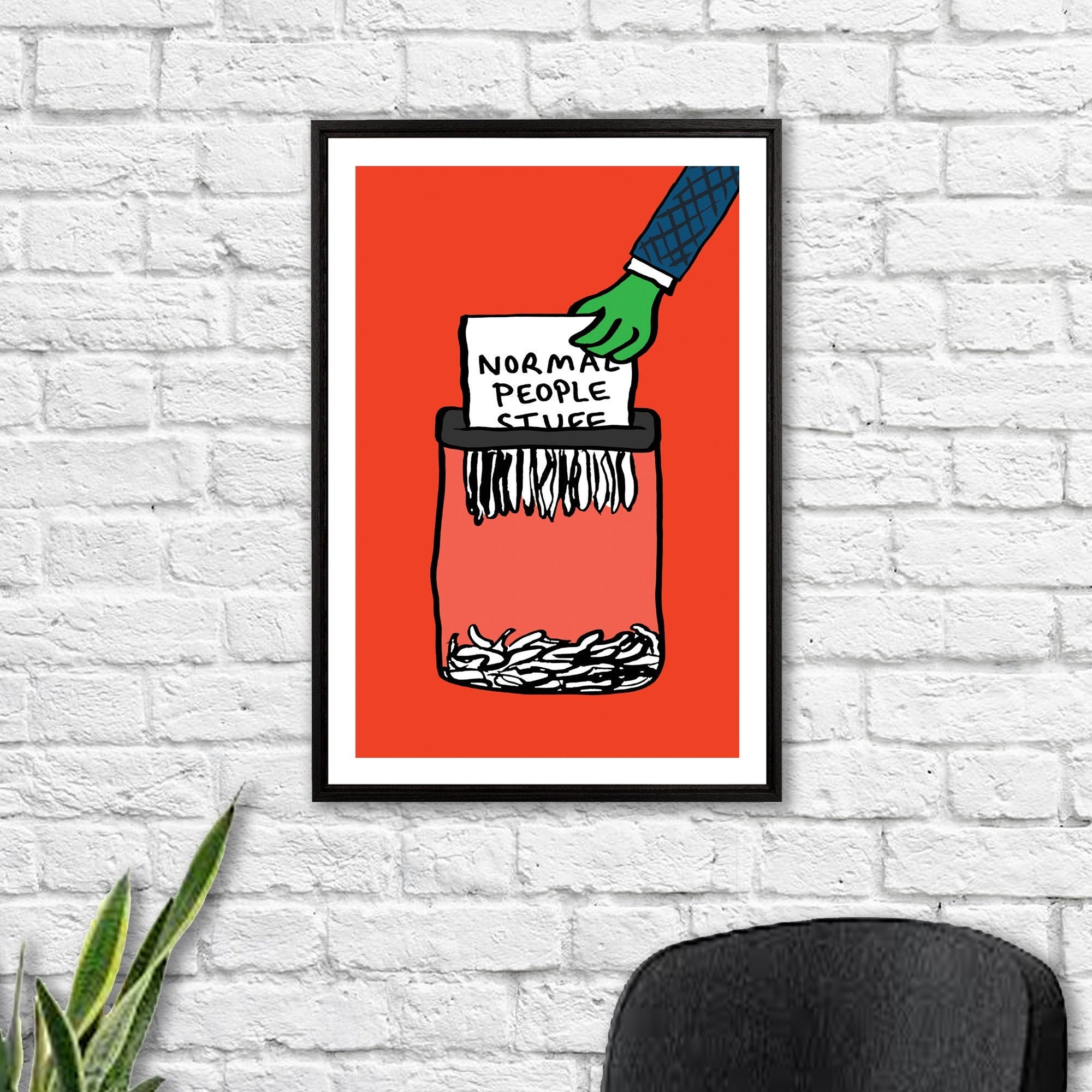 Weird Paperwork Poster / Weird Poster / Surreal Art Print - Etsy