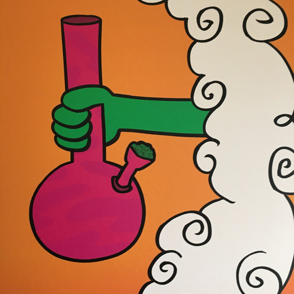 Ace of Bongs Poster / Stoner Poster / Weed Art Print | Etsy