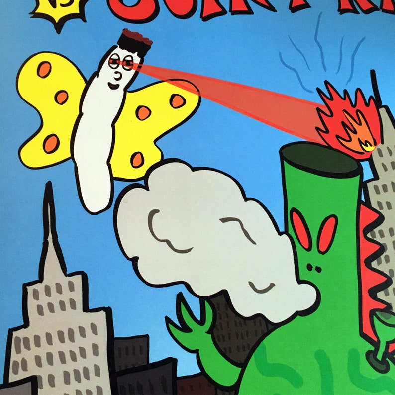 Bongzilla Poster / Stoner Poster / 420 Art Print - Etsy