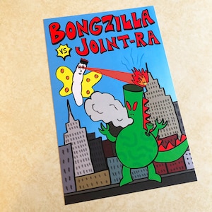 Bongzilla Poster / Stoner Poster / 420 Art Print - Etsy