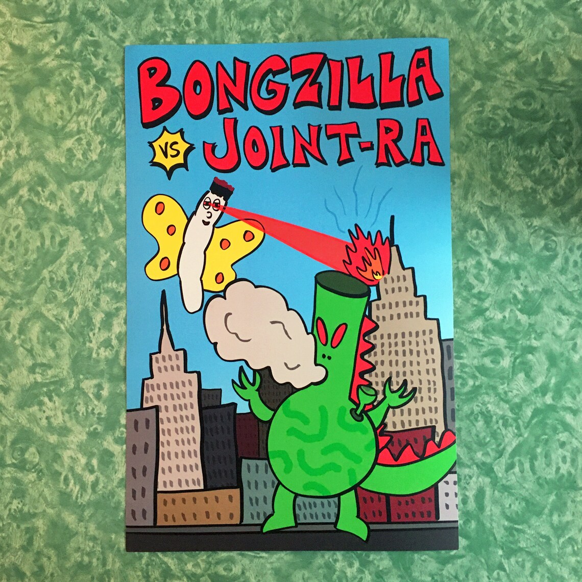 Bongzilla Poster / Stoner Poster / 420 Art Print | Etsy