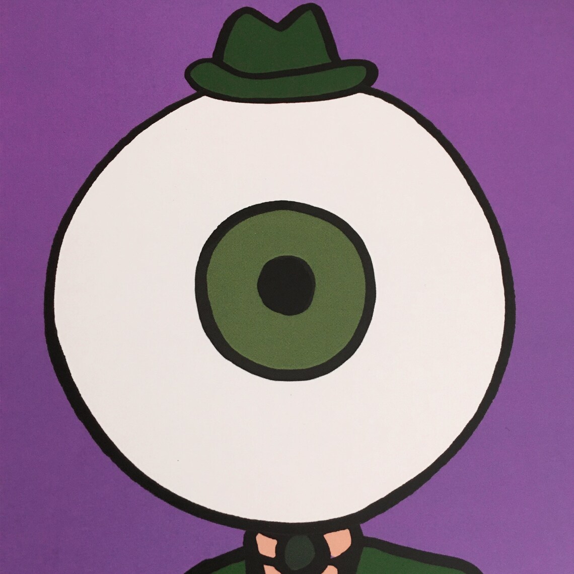 Observe Eyeball Man / Surreal Poster / Weird Art Print - Etsy