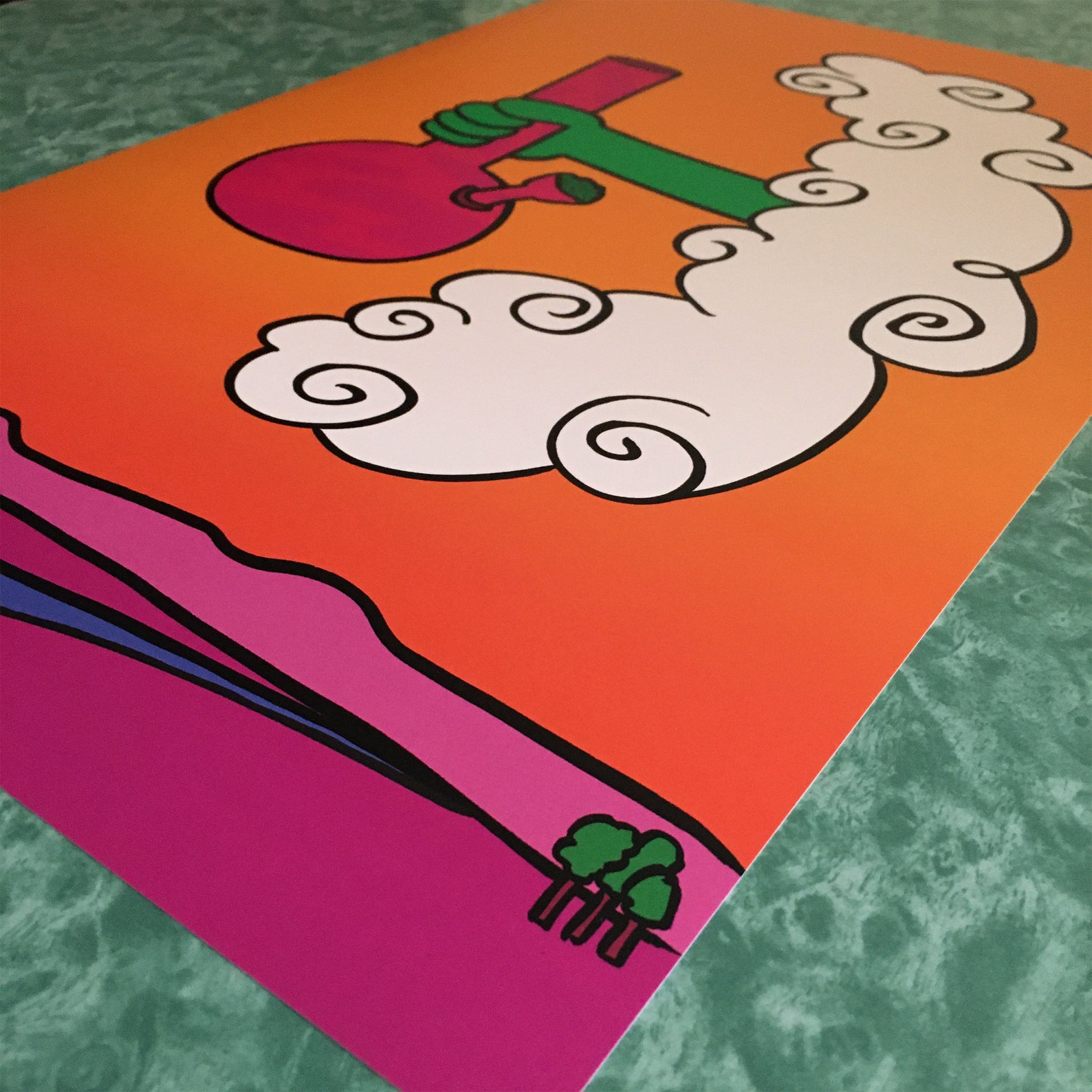 Ace of Bongs Poster / Stoner Poster / Weed Art Print - Etsy