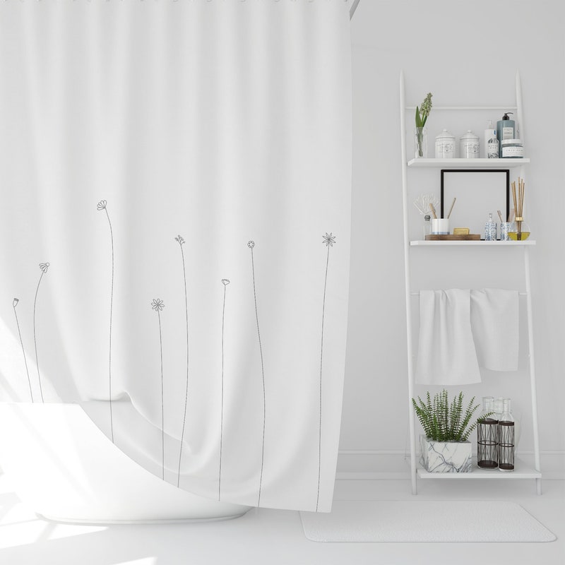 Cute Shower Curtain Simple - Etsy