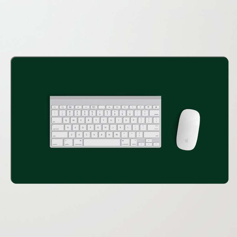 Green Desk Mat - Etsy
