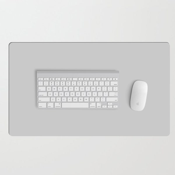 Grey Desk Mat - Etsy