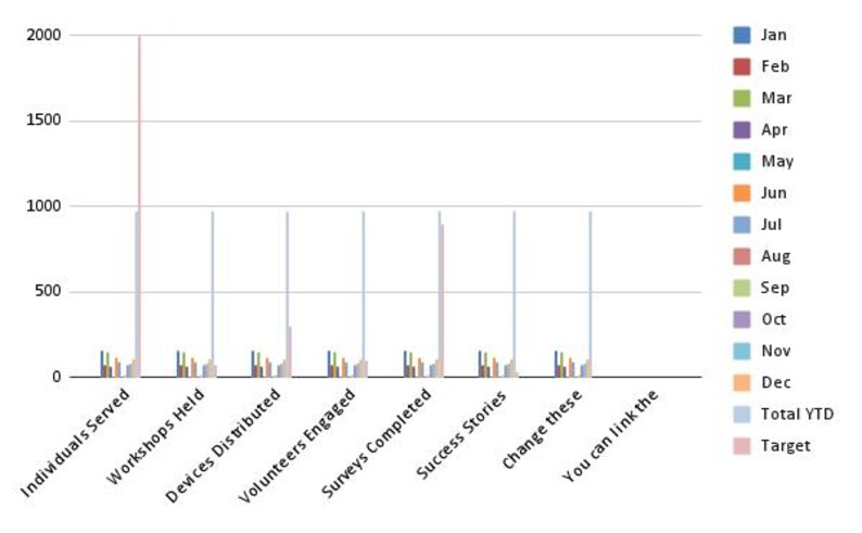 Nonprofit Program Tracker | Excel Template for Annual Reporting ...