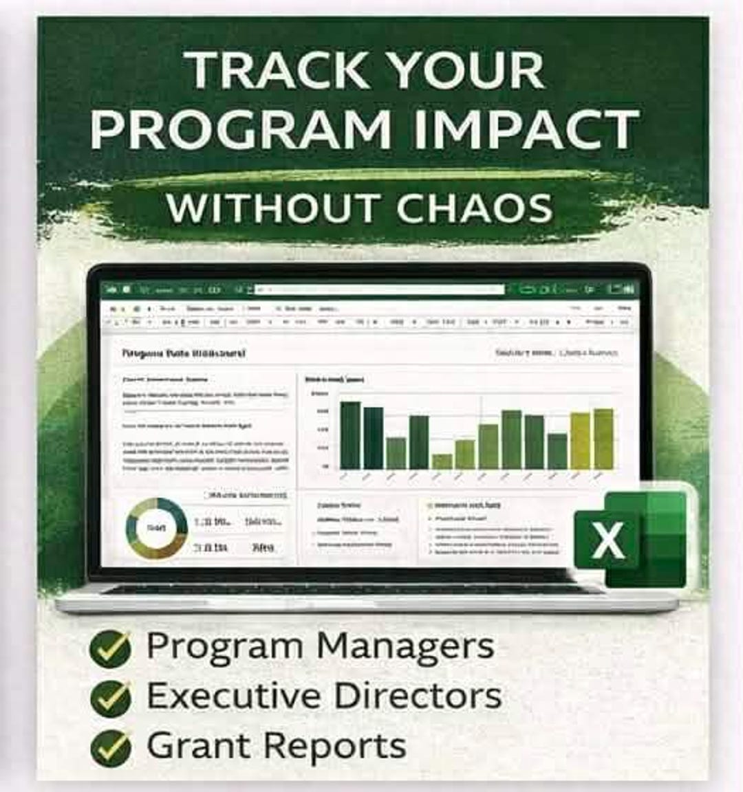 Nonprofit Program/project Management Data Tracking Template | Excel ...