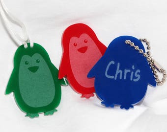 Penguin Name Tag | Etsy