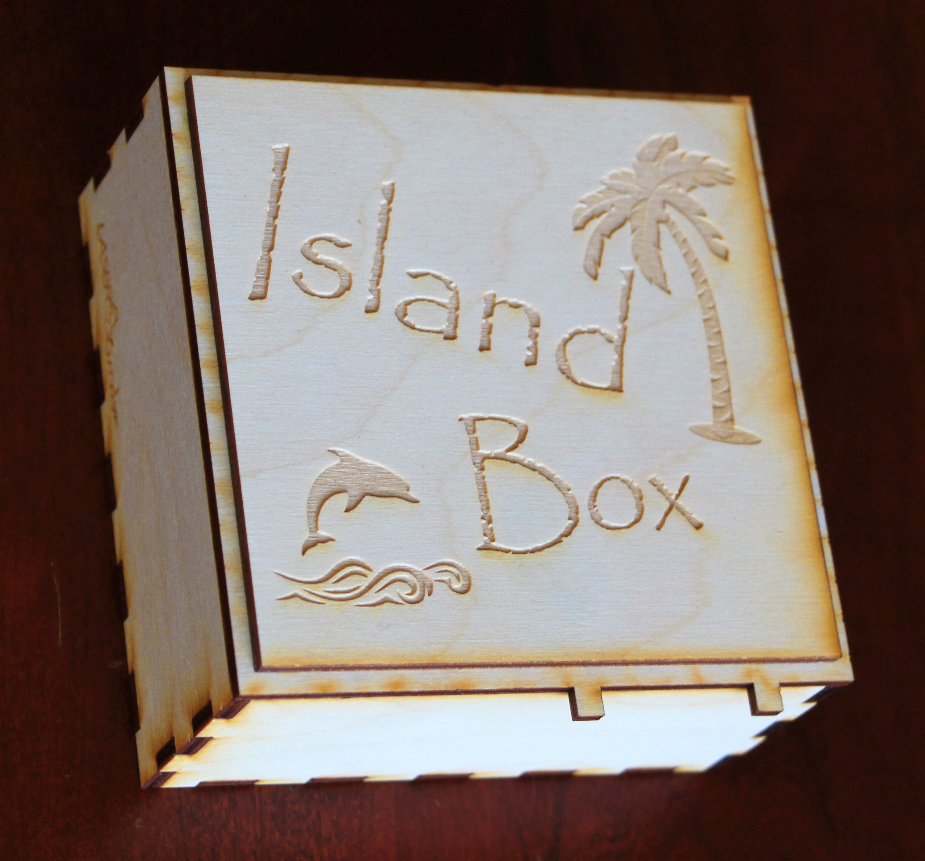 Miniature Wooden Toy Box Island - Etsy