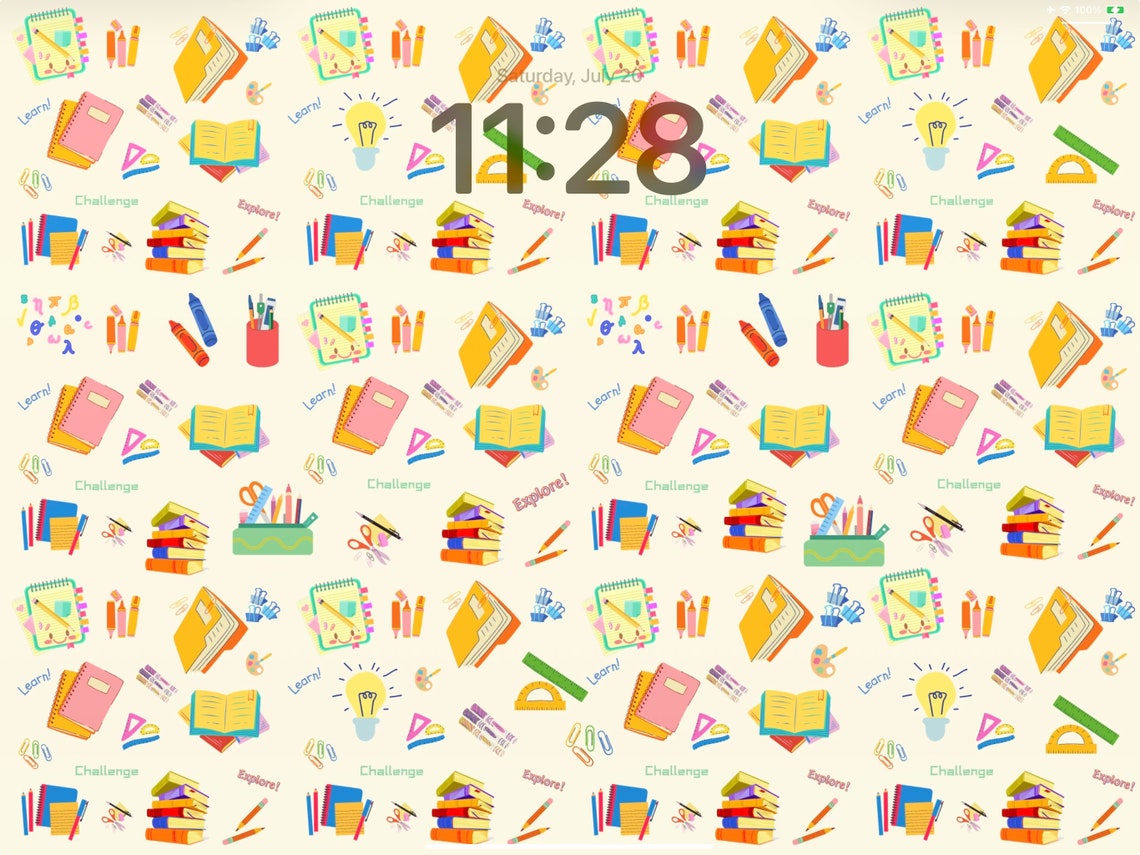 2024 Back to School Digital Wallpaper - Etsy