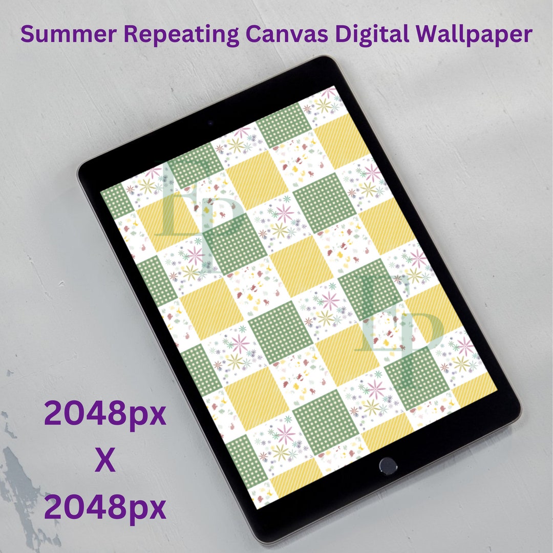 2024 Summer Repeating Pattern Digital Wallpaper - Etsy