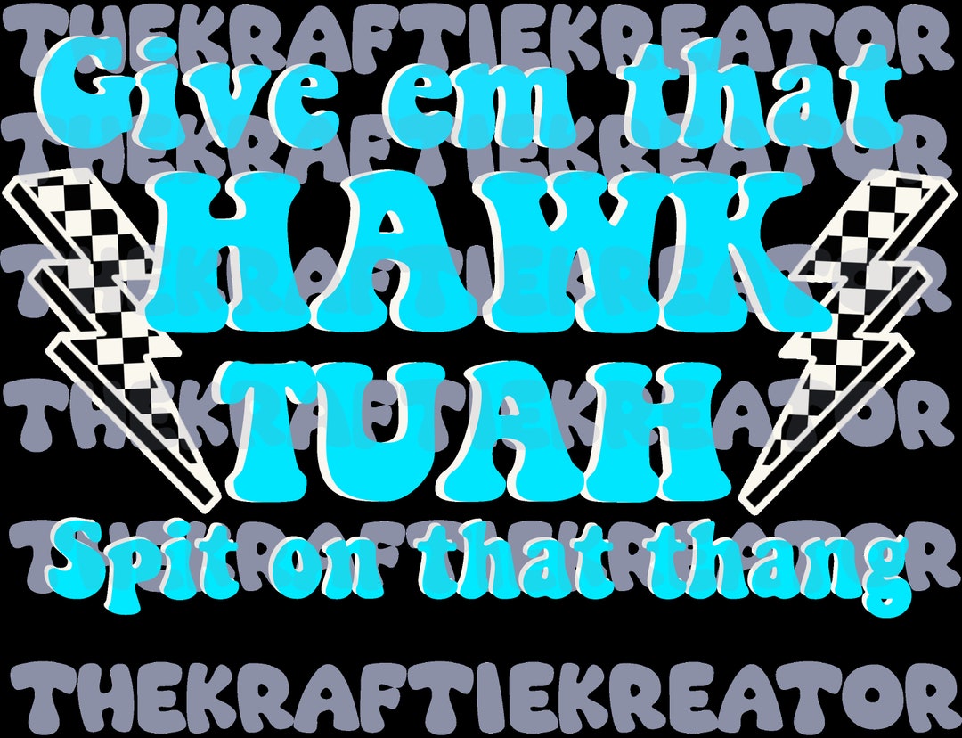 Hawk Tuah PNG, Retro, Groovy, Funny, Spit on That Thing, Matching ...