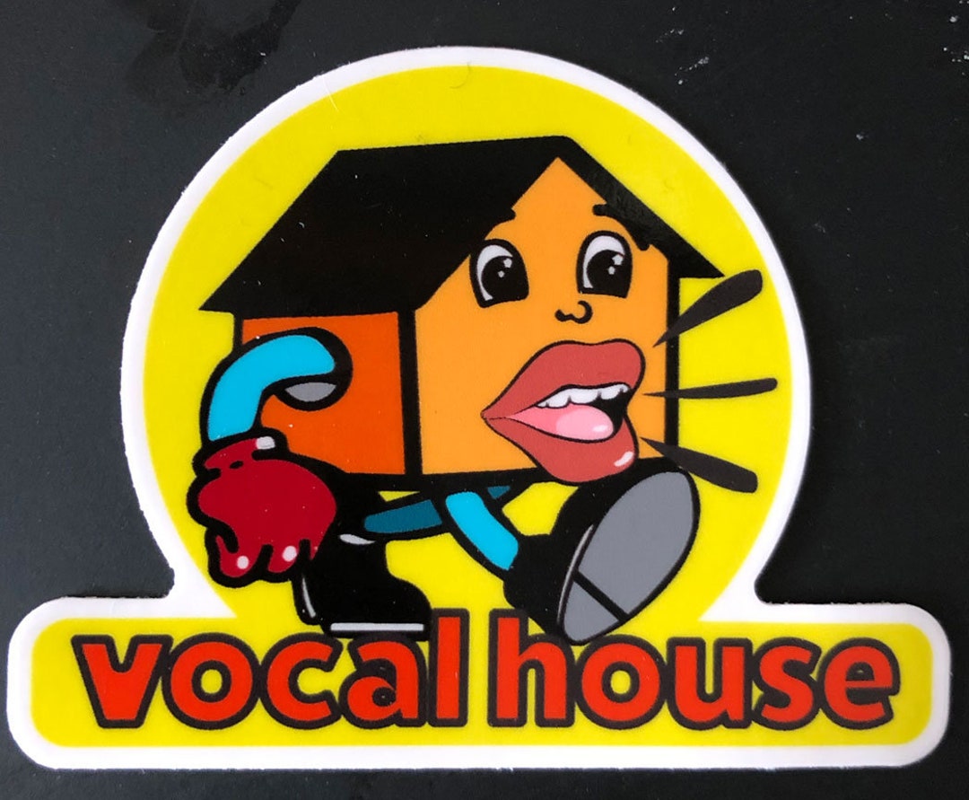 Dj Sticker Vocal House Sticker 3X2.5 Glossy Vinyl - Etsy UK