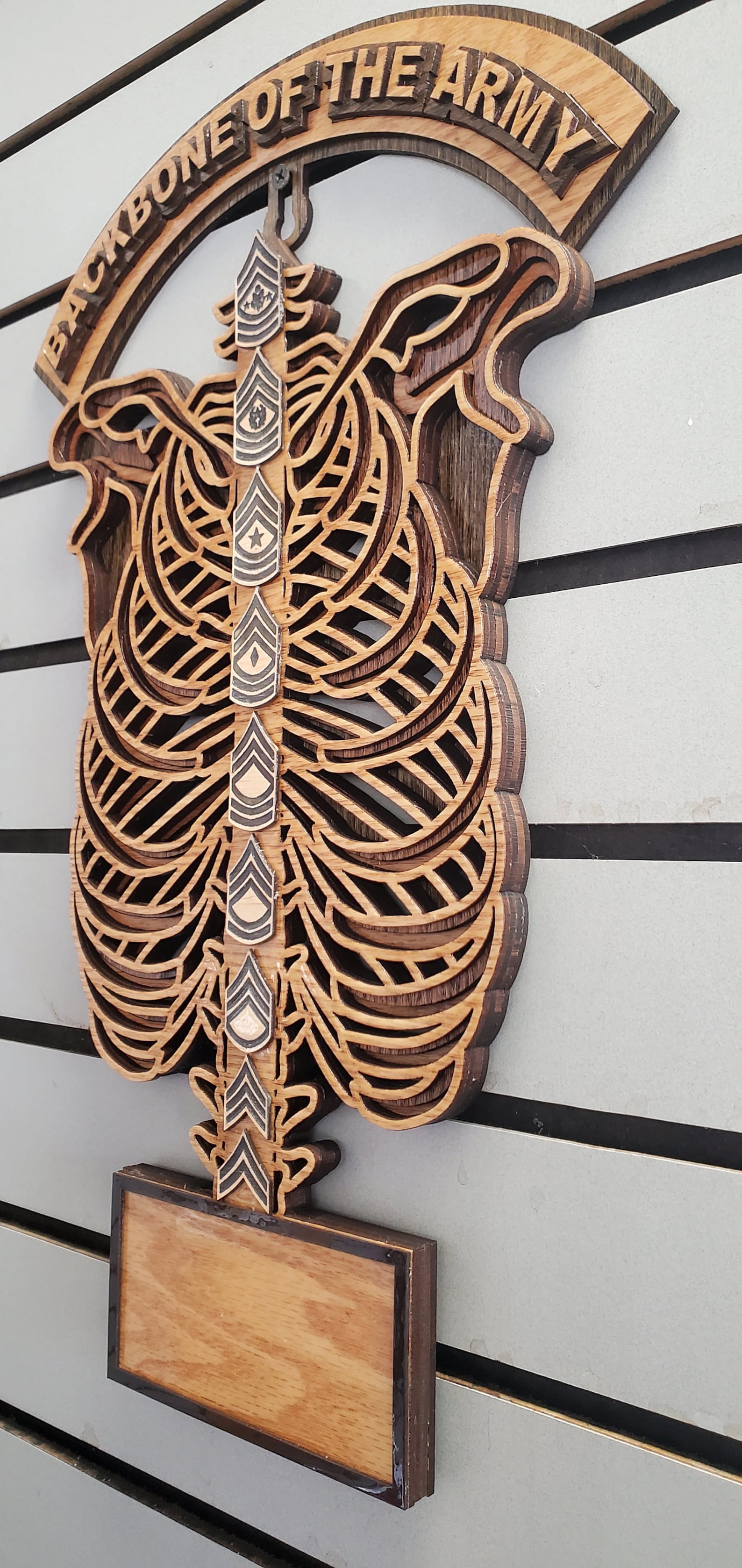 NEW UNIQUE NCO Backbone of the Army Plaque - Etsy