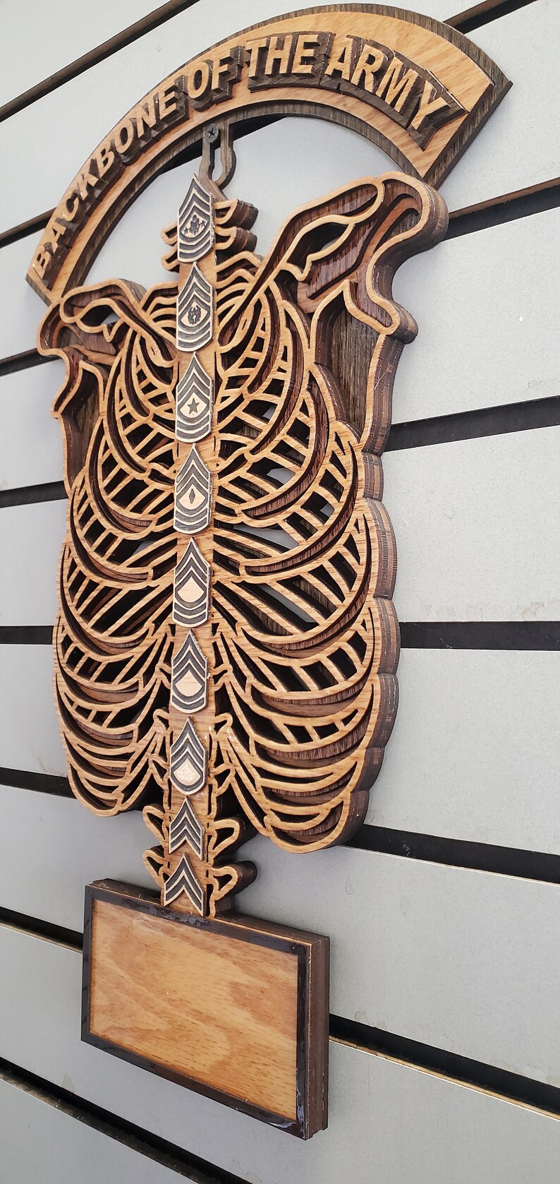 NEW UNIQUE NCO Backbone of the Army Plaque - Etsy