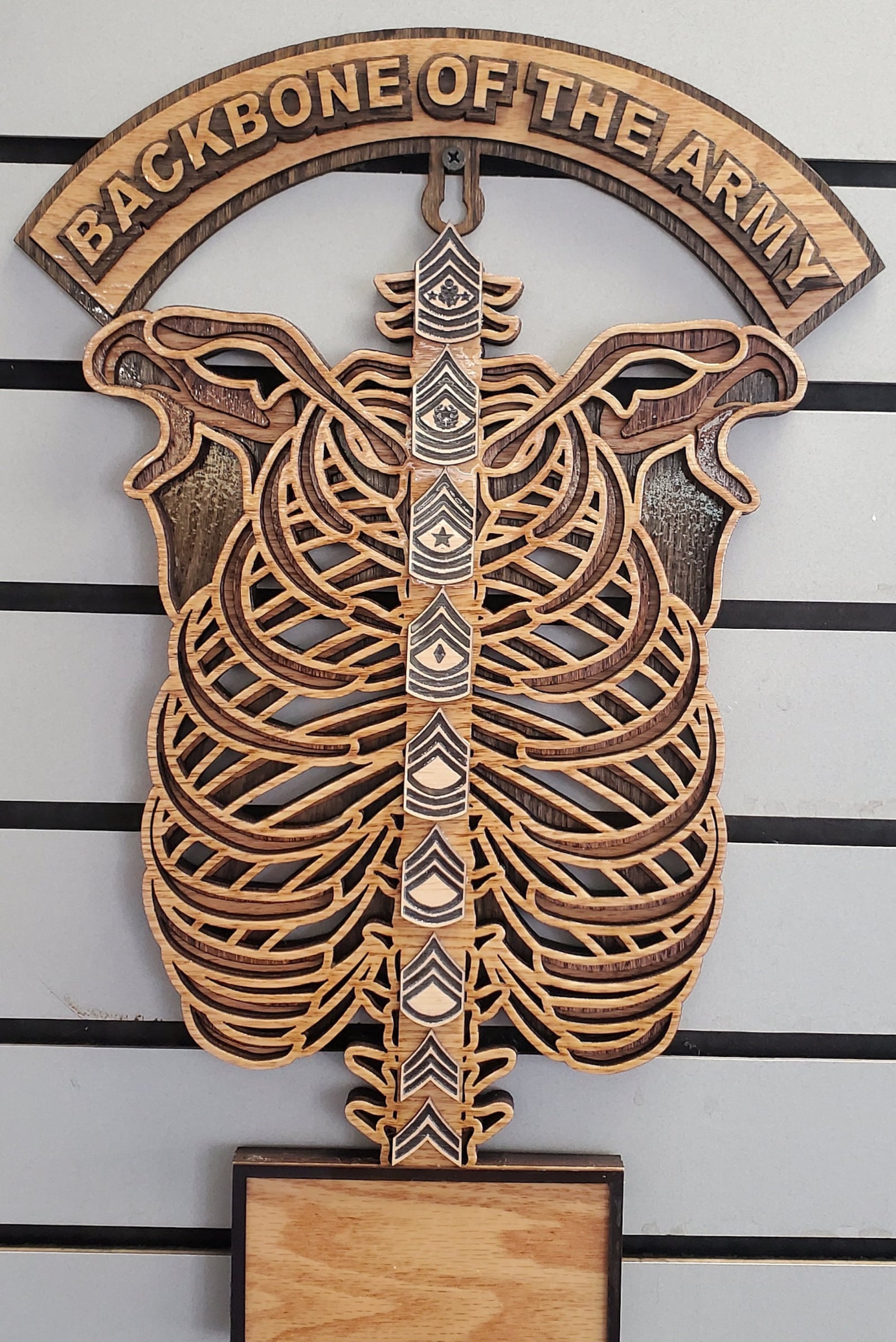 NEW UNIQUE NCO Backbone of the Army Plaque - Etsy