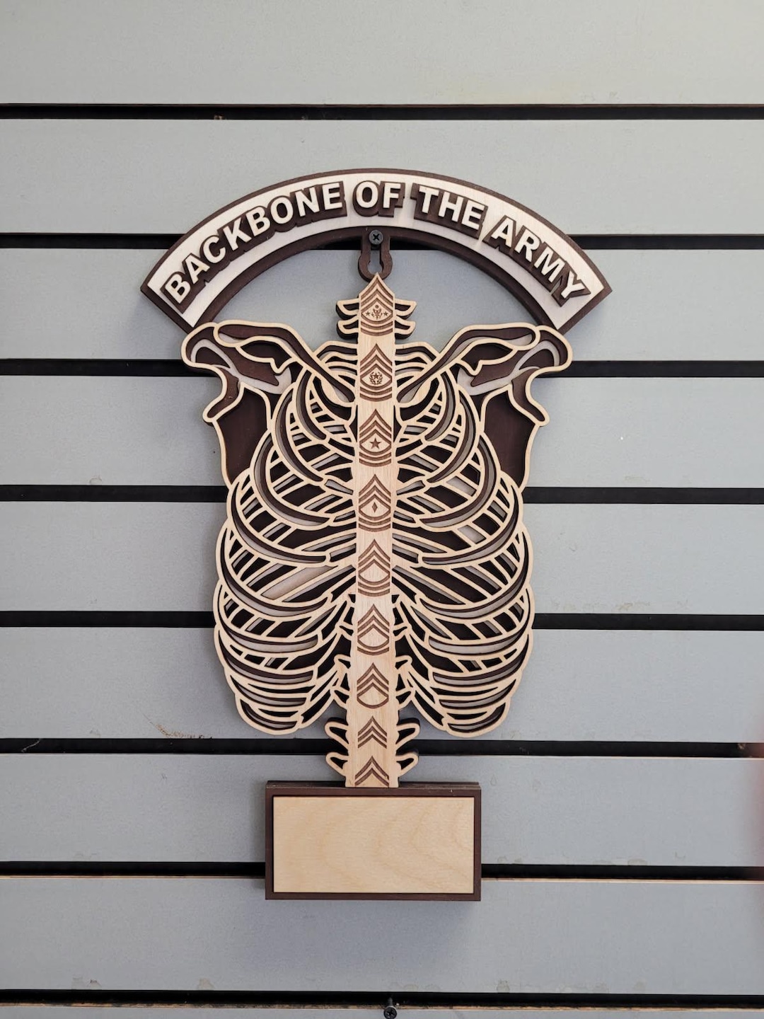 NEW UNIQUE NCO Backbone of the Army Plaque - Etsy