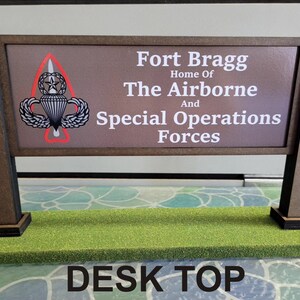 Ft Bragg Commemorative Sign Replica - Etsy
