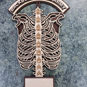 BACKBONE of the ARMY Plaque With Removable Rank - Etsy