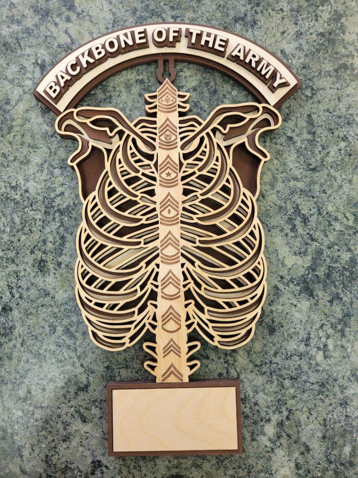NEW UNIQUE NCO Backbone of the Army Plaque - Etsy