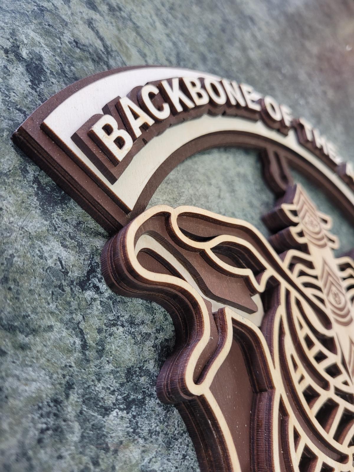 NEW UNIQUE NCO Backbone of the Army Plaque - Etsy