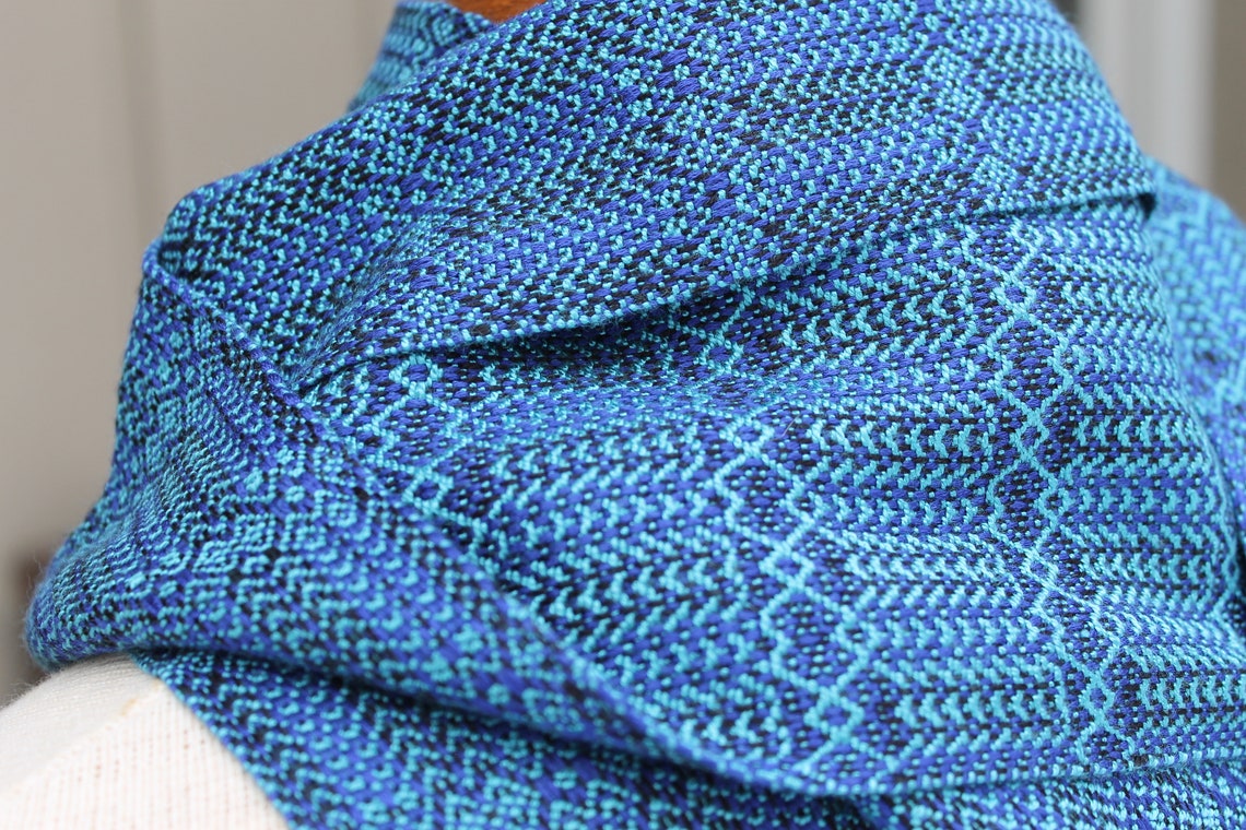Vermont Hand Woven Multi Harness Bamboo Scarf - Etsy