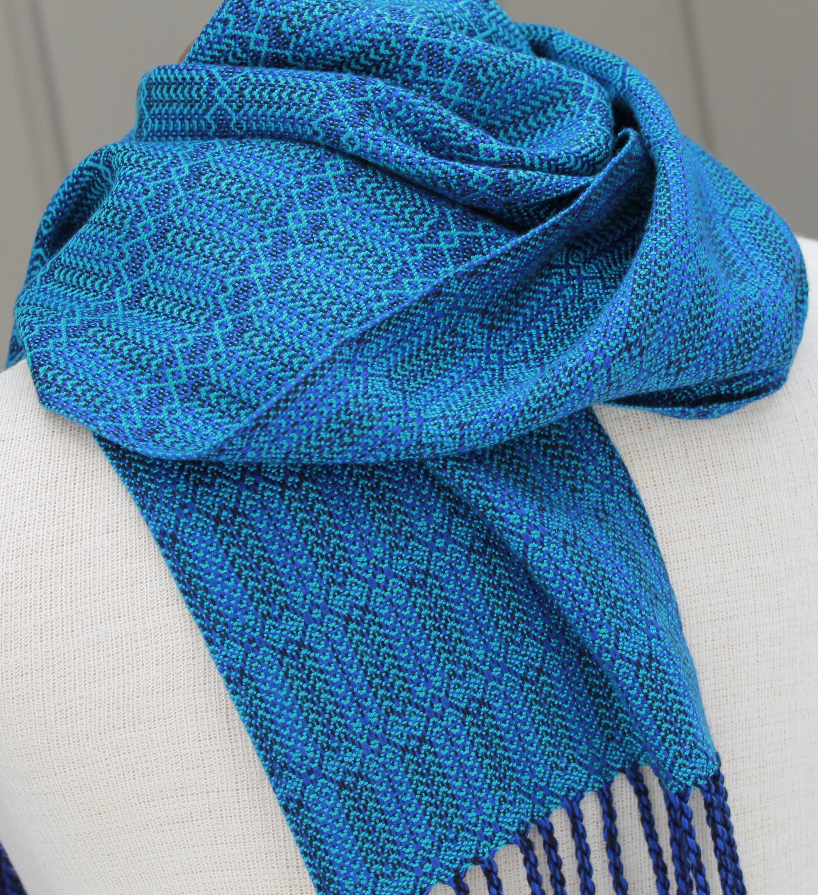 Vermont Hand Woven Multi Harness Bamboo Scarf - Etsy