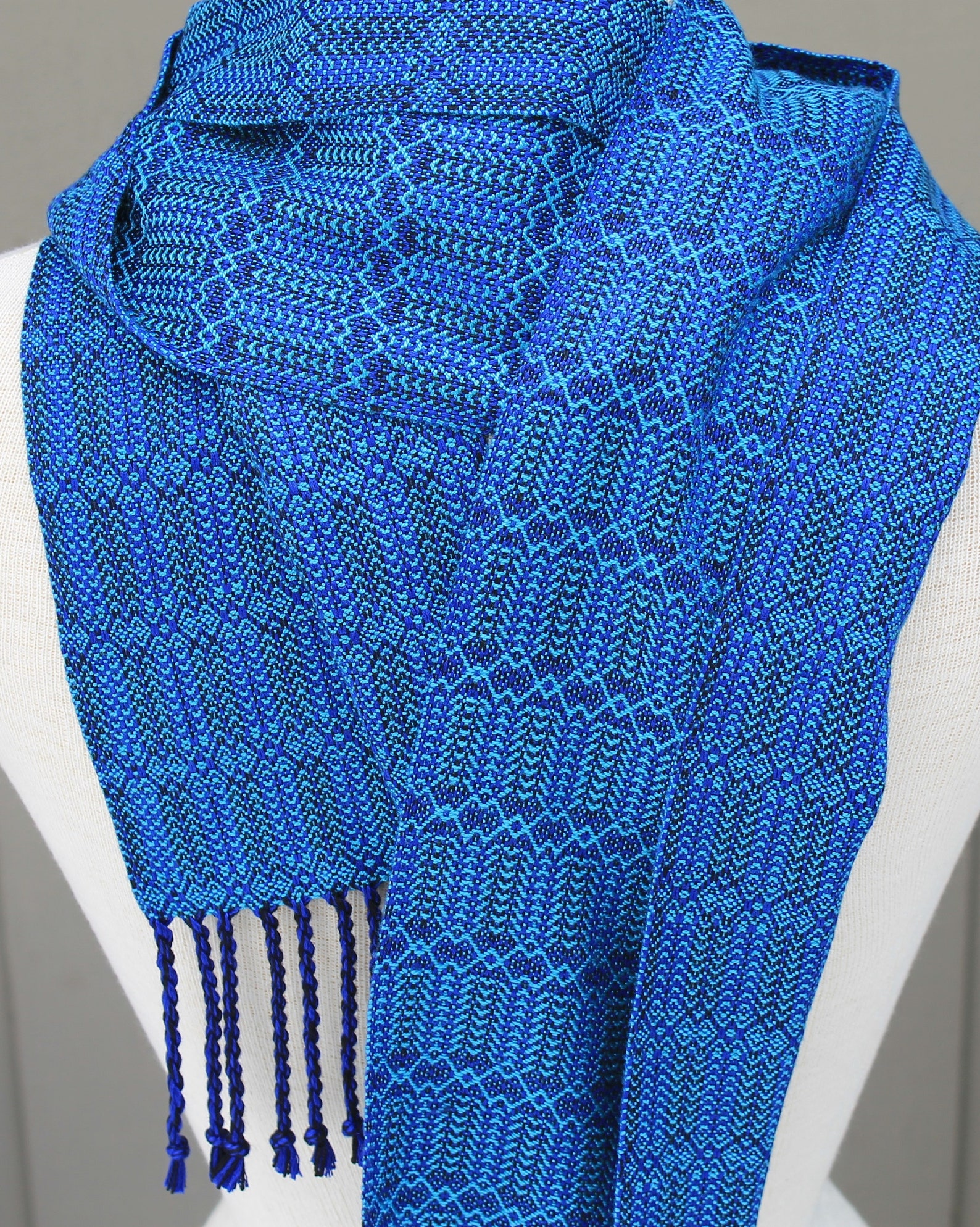 Vermont Hand Woven Multi Harness Bamboo Scarf - Etsy