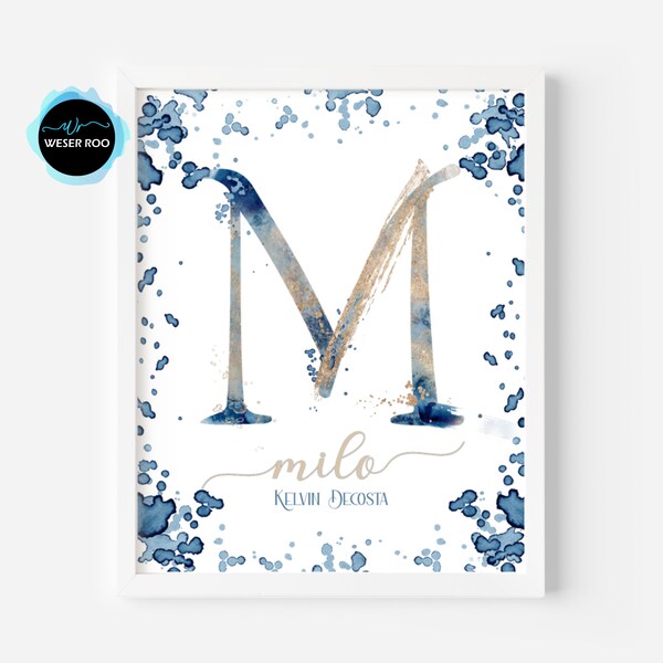 Letter M Print - Etsy