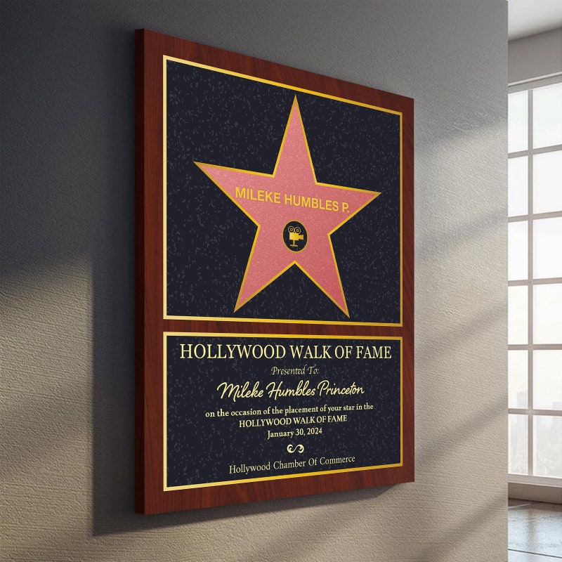 Walk of Fame - Etsy