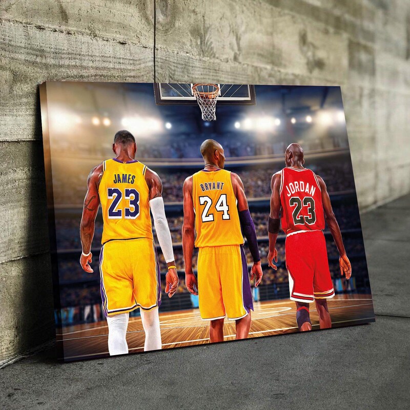 Lebron James Canvas - Etsy
