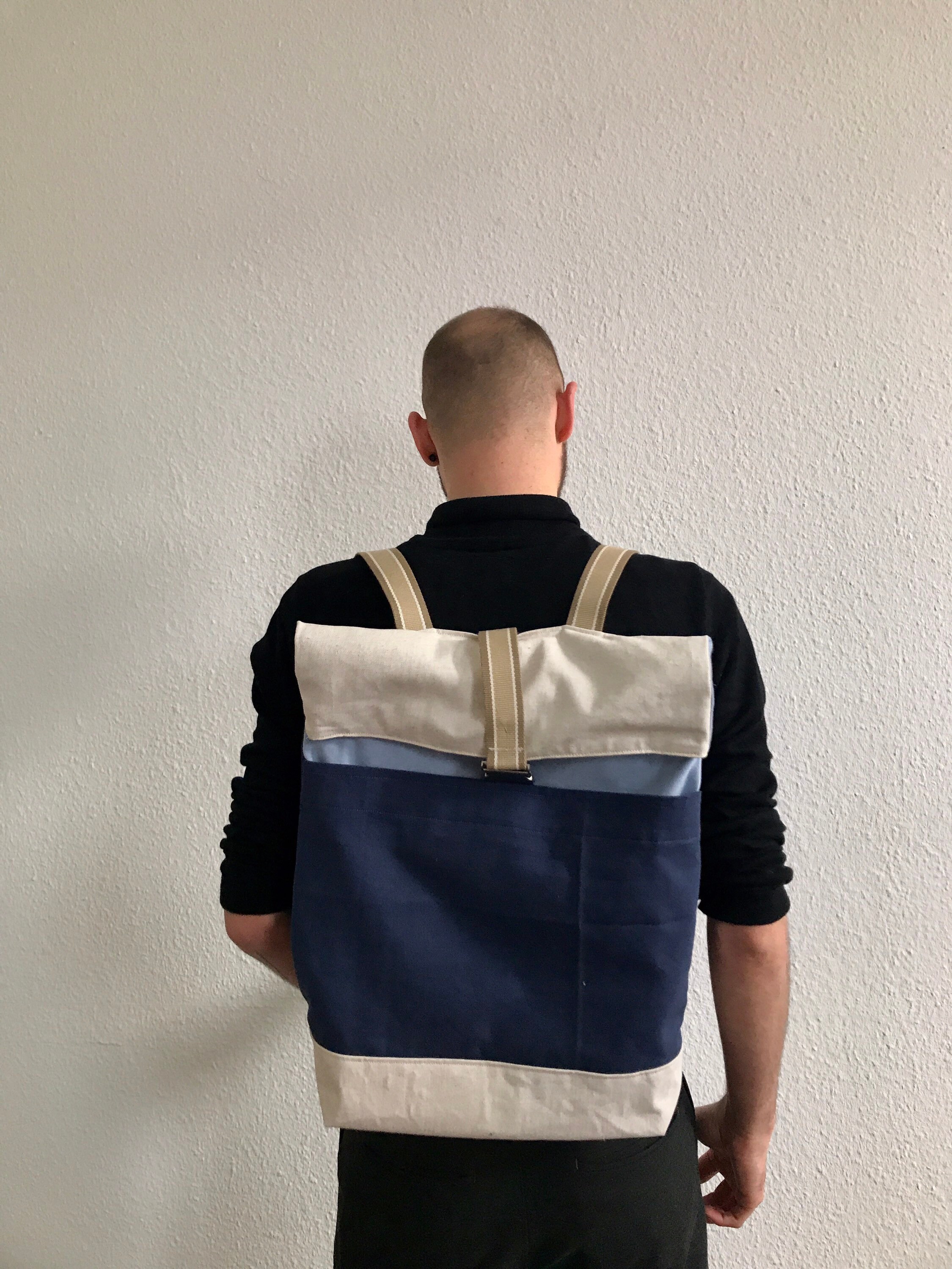 Rolltop Backpack / Rucksack mit Rollverschluss | Etsy