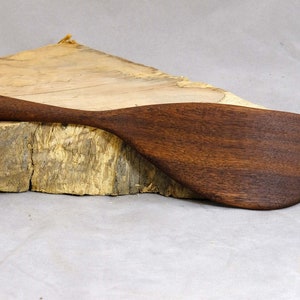 Walnut Wood Spurtle or Spatula Kitchen Utensil, Right Handed, Hand ...