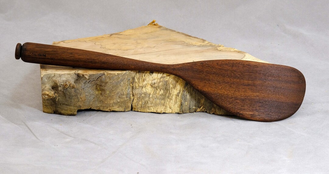 Walnut Wood Spurtle or Spatula Kitchen Utensil, Right Handed, Hand ...