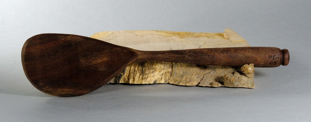 Walnut Wood Spurtle or Spatula Kitchen Utensil, Left Handed, Hand ...