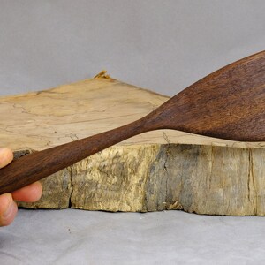 Walnut Wood Spurtle or Spatula Kitchen Utensil, Right Handed, Hand ...