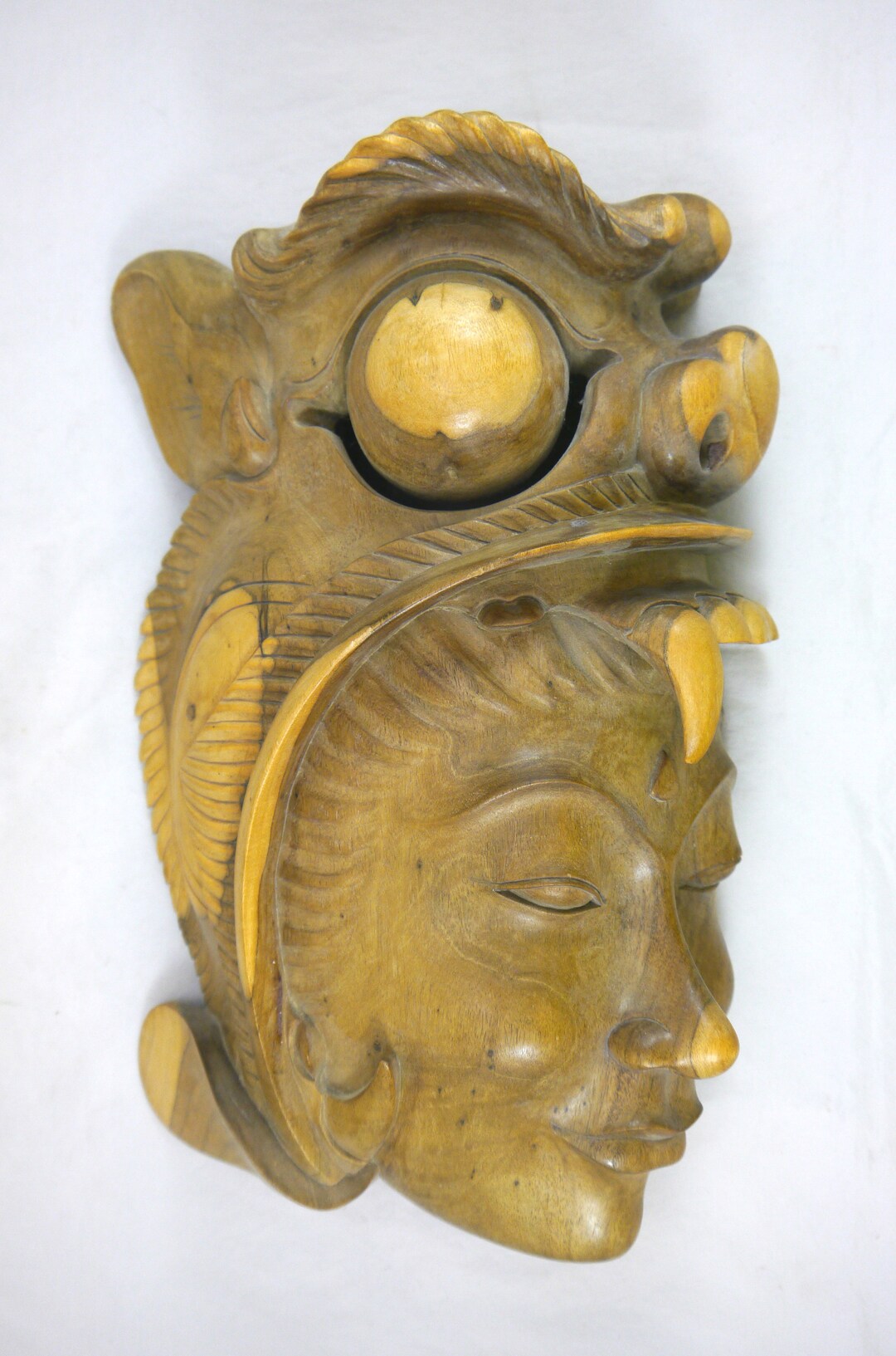 I WAYAN MUKA Artist Signed 14 Bali Ratih Moon Goddess and Kala Rau ...