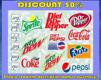 Glitter Dr Pepper Seamless File Clip Art & Image Files Scrapbooking ...