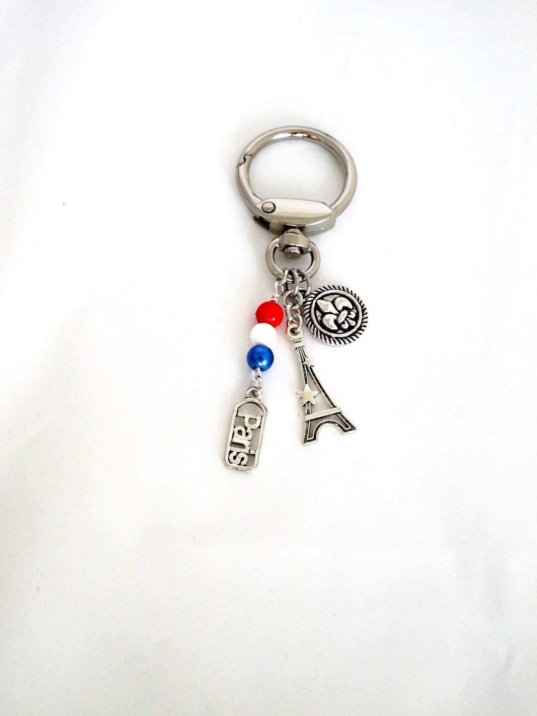 PARIS Themed Key Ring-eiffel Tower Key Ring-paris Key - Etsy